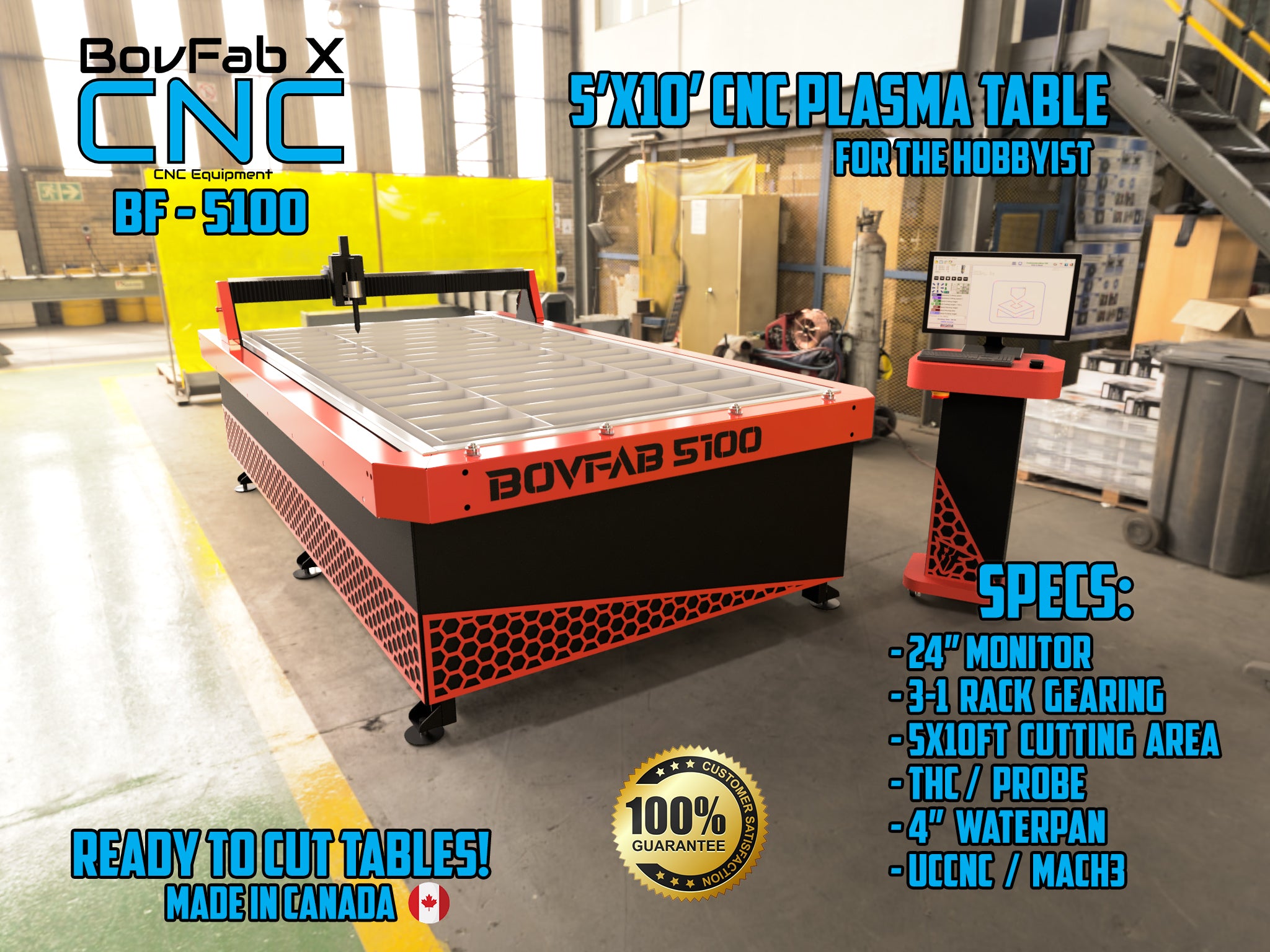 BF 5100 Plasma Table (5ftx10ft) – BovingdonFab