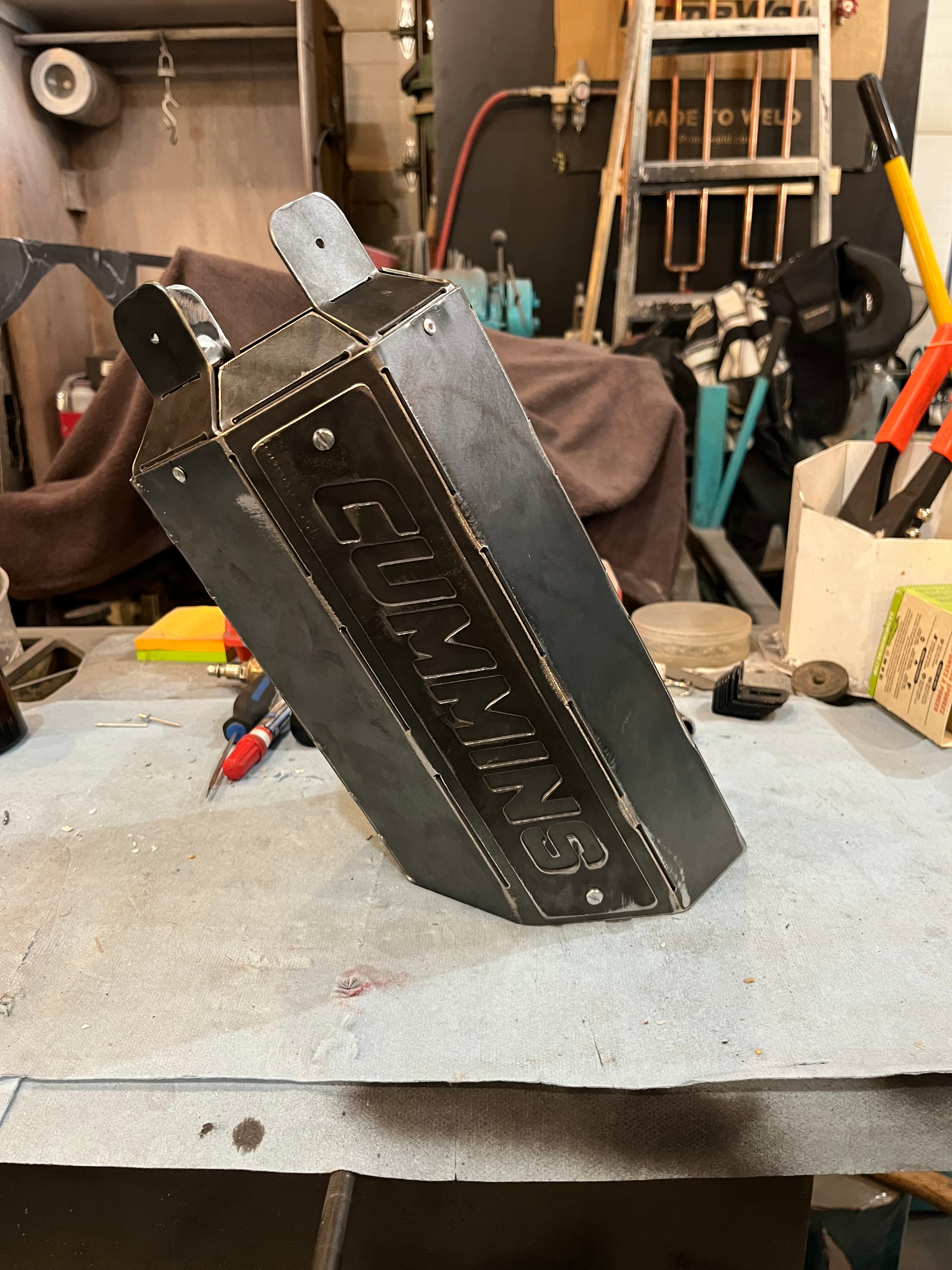 BF Octagon Exhaust Tip - Duramax Overlay – BovingdonFab
